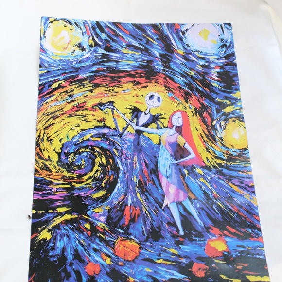 Wall Decor | Jack Sally Jack And Sally Nightmare Beforevincent Van Gogh ...